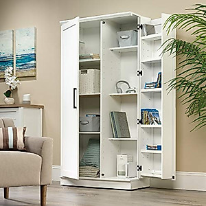 Sauder HomePlus Collection Storage Cabinet, Soft White finish