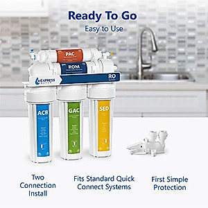 Express Water Leak Stop Valve for Reverse Osmosis and Under Sink Water Filtration System – Automatic Water Shut-Off Valve for Water Filtration Systems – Shut Off Water Supply When Water Leaks
