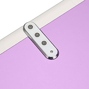 Naroote 10.1 Inch Tablet, Front 500w Rear 1300w 10 Core Purple Tablet PC 8800mAh for Android 11.0 for Reading (US Plug)