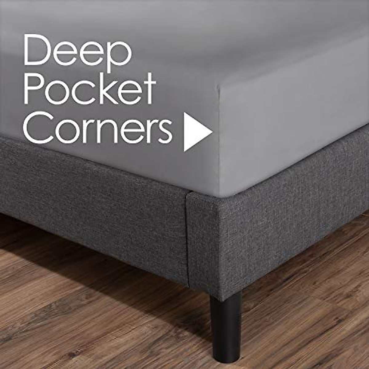 Lavish Home Brushed Microfiber Sheet Set, Twin, Blue