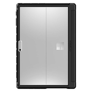 OTTERBOX Symmetry Folio Series Case for Microsoft Surface Pro 7 - Retail Packaging - Starry Night (Clear/Black/Black PU/Dark Grey MICROSUED)