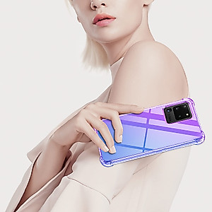 YDIHIHO for OnePlus Nord N200 5G Case [ Gradient ] Clear Soft TPU Non-Slip Non-Yellowing Soft Edge Cover for OnePlus Nord N200 5G Phone Case [ Pink/Gold ],MDM-HCJB-05-03
