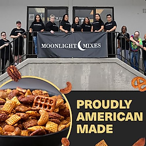 Wicked Mix Snack Mix with Mixed Nuts - Sweet and Salty Snacks Trail Mix Snack Packs with Almonds, Cashews, Pretzels, Pecans - Healthy Snacks Zero Trans Fat in Resealable Bag (Smoky Hot Chipotle, Case of 12)