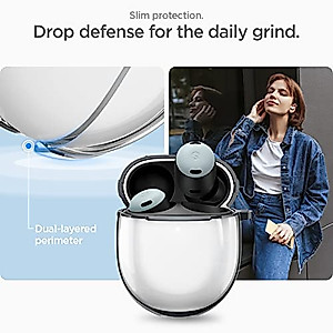 Spigen Ultra Hybrid Designed for Google Pixel Buds Pro Case - Charcoal