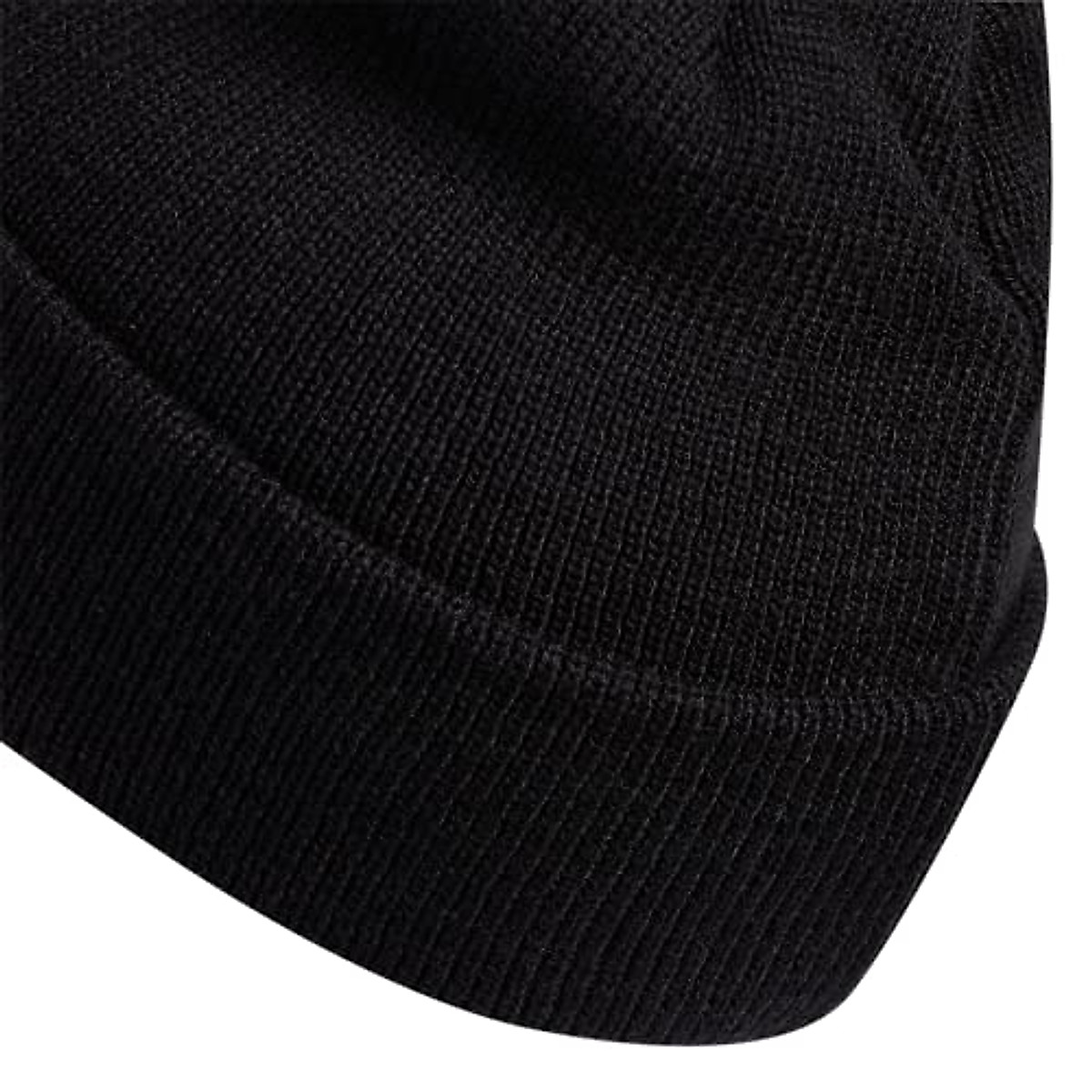 adidas Men's Team Issue Fold Beanie, Black/White F21, One Size