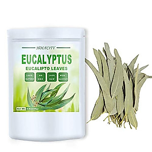 Whole Eucalyptus Leaves, Natural Eucalyptus Herb Leaves, 114g (4.0 oz)