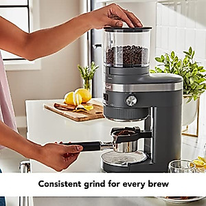 KitchenAid Burr Coffee Grinder - KCG8433, Charcoal Grey, 10 Oz