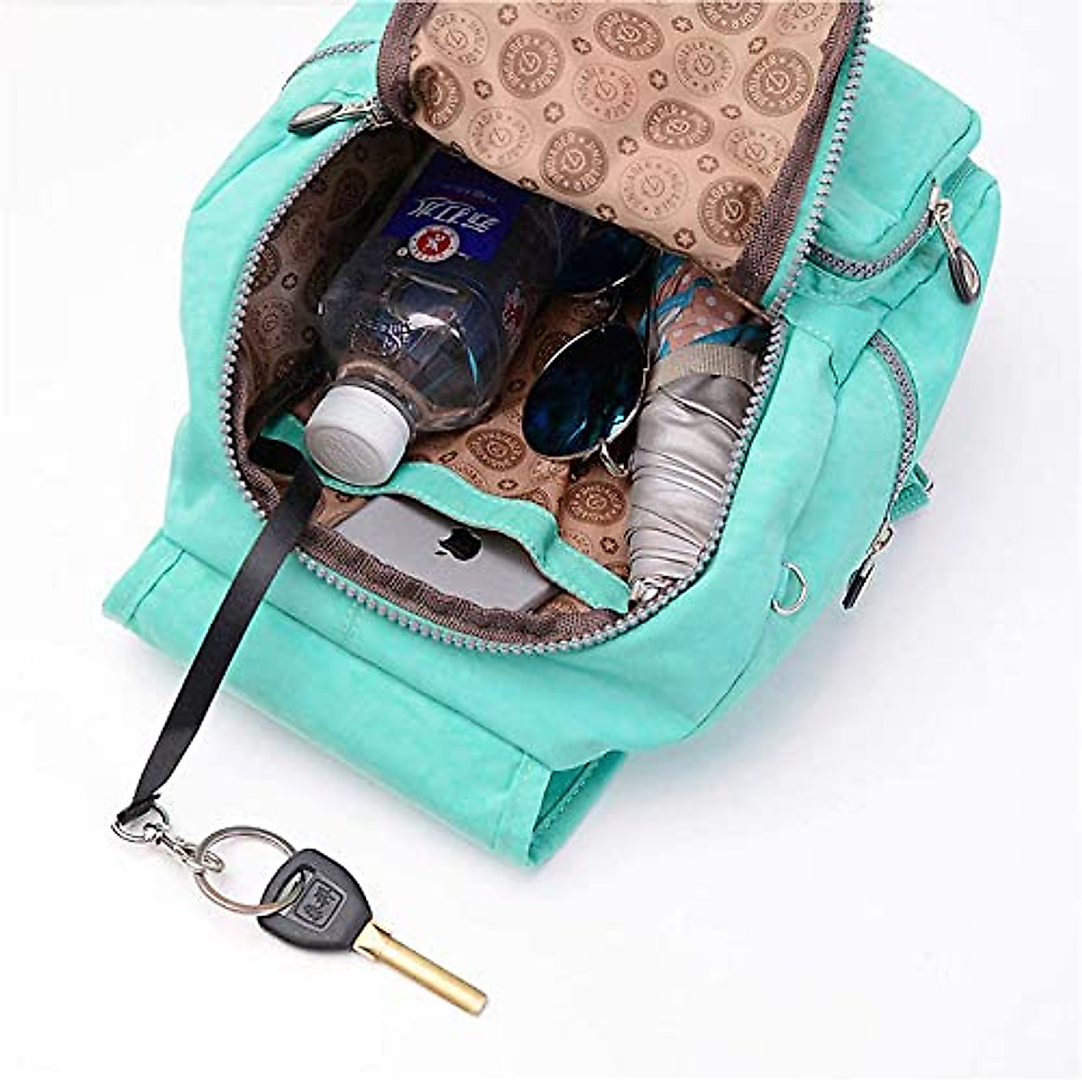 Echofun Nylon Mini Casual Waterproof Backpack Shoulderbag Rucksack Travel Bag Daypack for Girls Womens