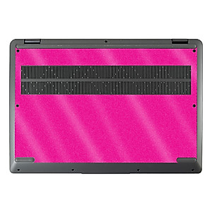 MightySkins Glossy Glitter Skin Compatible with Lenovo IdeaPad Flex 5 16" (2022) Full Wrap Kit - Solid Hot Pink | Protective, Durable High-Gloss Glitter Finish | Easy to Apply | Made in The USA