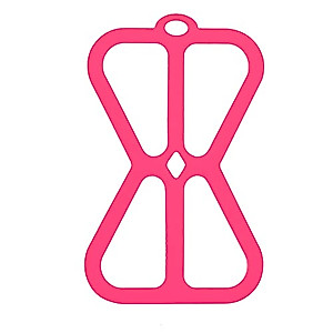 CalorMixs Universal Cell Phone Lanyard - Universal Neck Phone Holder w Adjustable Neck Strap - Compatible with iPhone Galaxy & Most Smartphones (Rose)