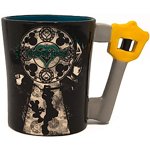 Silver Buffalo Disney Kingdom Hearts Mickey and Sora 3D Sculpted Ceramic Mug, 20-Ounces