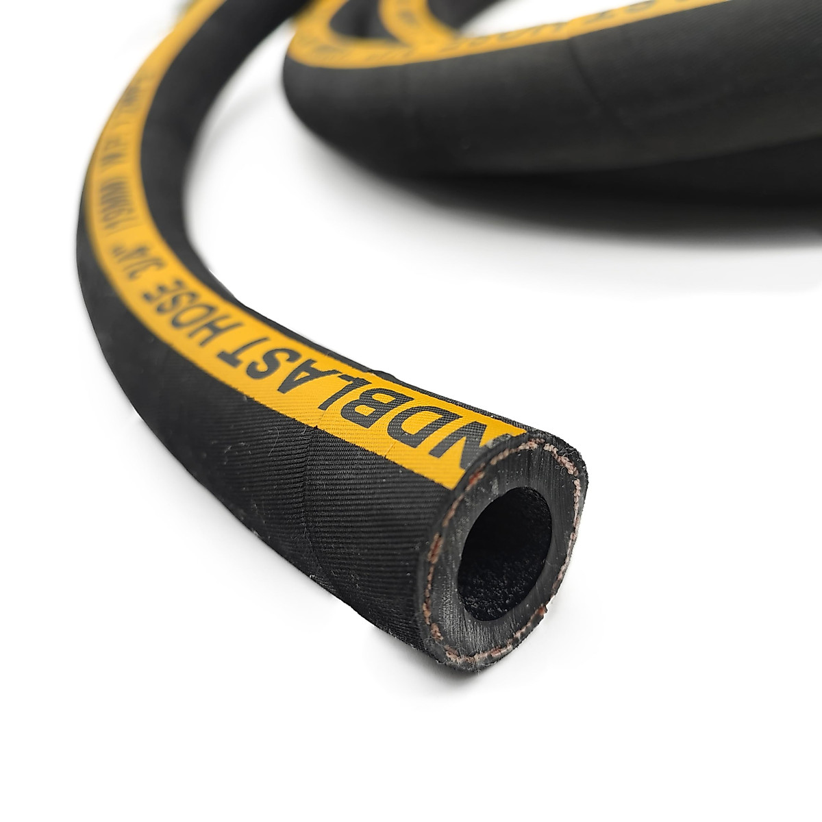 HOLDWIN Sandblast Hose 3/4" ID,1.25" OD,10 Ft Long Heavy Duty Rubber Sandblaster Hose Sandblasting Gun Sandblaster Cabinet