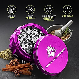 Kozo Spice Grinder (2.5",Purple)