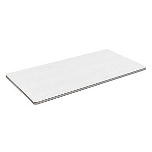 AIMEZO 47 x 24 inch Table Top Solid One-Piece Table Top Universal Desk Top for Standing and Sit to Stand Height Adjustable Desk FramesWhite