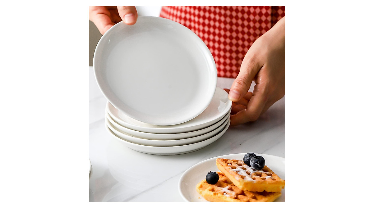 XINLTC 8-Piece Ceramic Appetizer Plates - Stylish & Durable