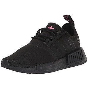 adidas Originals womens Nmd_r1's Sneaker, Core Black/Core Black/Solar Pink, 7.5 US