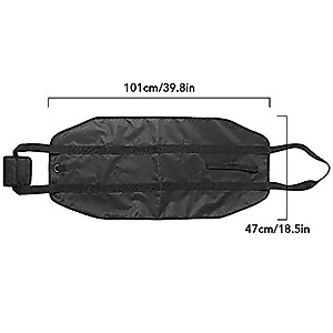 MengK Firewood Carrier Firewood Holder 600D Oxford Weather Resistant Wood Rack Storage Bag Log Tote