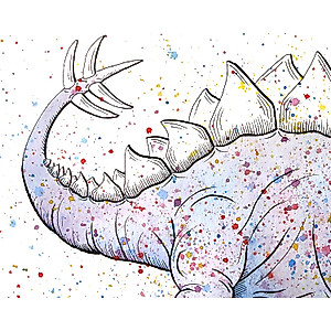 9 Piece Dinosaur Nursery Set | Crib Sheet | Blanket | Art Prints | Changing Pad Cover