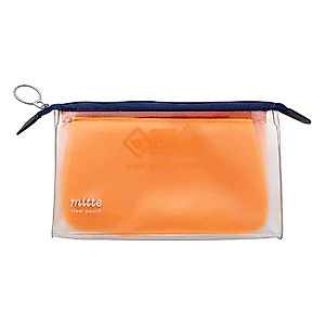 SUN-STAR Jujutsu Kaisen, Yuji Itadori, Gusset Clear Pouch mitte Large Capacity, for Pencil Case and Cosmetic Pouch, W7.5 x H3.9 x D2.4inch (19 x 10 x 6cm), Pattern A