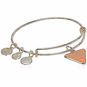 Alex and Ani Barbie Charm Bangle Bracelet/Confidence is Your Best Accessory One Size, Shiny Silver