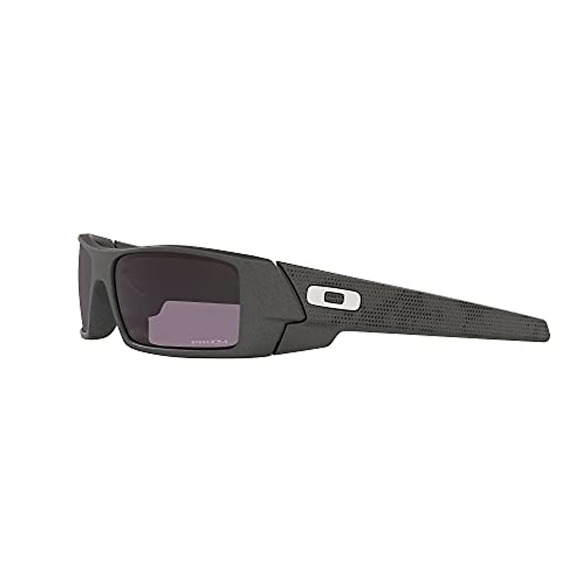 Oakley Men's OO9014 Gascan Rectangular Sunglasses, Steel/Prizm Grey, 60 mm