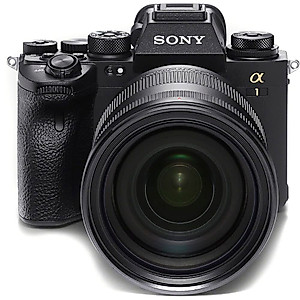 Sony a1 Mirrorless Camera (ILCE-1/B) + 64GB Memory Card + Bag + Flex Tripod + Hand Strap + Memory Wallet + Cap Keeper + Cleaning Kit (Renewed)