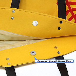 Birsppy Me Plus Sports Baseball-Softball Design Tote Hand Bags/Fashion Shoulder Bags/X-Large 21 IN. (Softball)