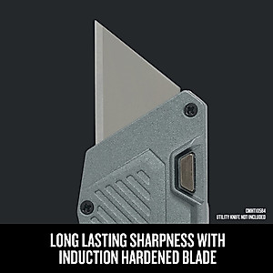 CRAFTSMAN Utility Knife Blades, 100 Pack, For Drywall, Leather, Rubber and More (CMHT11921A)