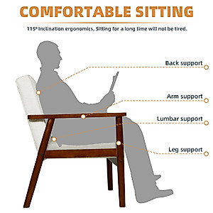 AODAILIHB Small Sofa Couch for Small Spaces, Mid Century Modern Couch Beige Loveseat Sofa for Living Room Teddy Fleece Love Seats with Solid Wood Arms 2 Seat Couches for Bedrooms Office (Beige)