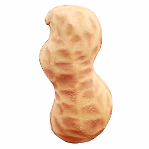 Fendawn Strive Cute Small Stuffed Plush Toy Home Decorative Vegetables Throw Pillow, Peanut