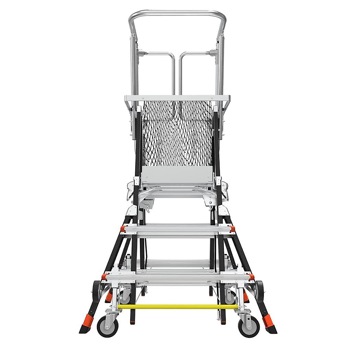 Little Giant, 18503-240, Adj. Cage Platform Ladder, 5 Ft., Fbrglss