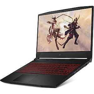 MSI Katana Gaming Laptop 2023 Newest, 15.6" FHD Display, 12th Gen Intel Core i7-12700H Processor, 64GB RAM, 1TB SSD, NVIDIA GeForce RTX 3060 Graphics, Webcam, Windows 11 Home, Bundle with JAWFOAL