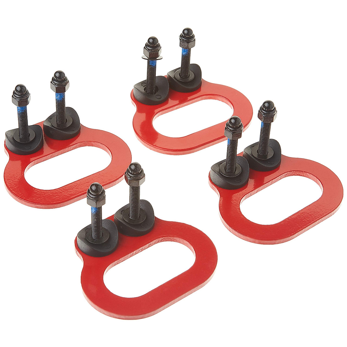 Wenzelite Bus Transit Tie Downs for Wenzelite Trotter Mobility Rehab Stroller, Red