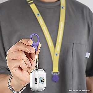 iFace TinyTAN inspired by BTS Cute Character Quick Release Lanyard Neck Strap for ID, Wallet, Smartphone, Camera, etc. (SUGA)