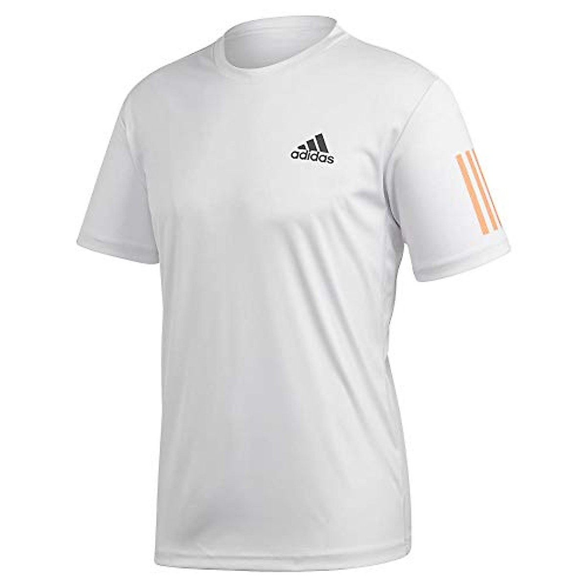 adidas Club 3 Stripes Tee, Dash Gray/Gray Six, X-Large