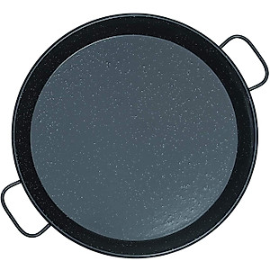 Mabel Home 23.5 inch / 60cm Enamaled Steel Paella Pan, 23.5" (60cm)