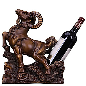 WODMB Wine Rack Wine Cabinet Decoration Wine Rack Decoration TV Cabinet Museum Rack Decoration Housewarming New Home Birthday Gift (Color : A, Size : 31 * 14 * 34cm)