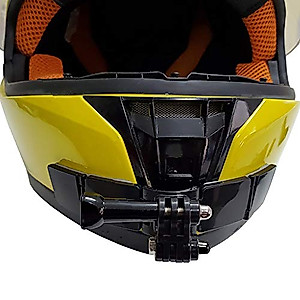 QKOO Motorcycle Helmet Chin Mount Kit for GoPro Hero 11, 10, 9, 8, 7, 6, 5, 4, Session, 3+, 3, 2, 1, Hero (2018), DJI Osmo Action, AKASO, SJCAM, Action Cameras