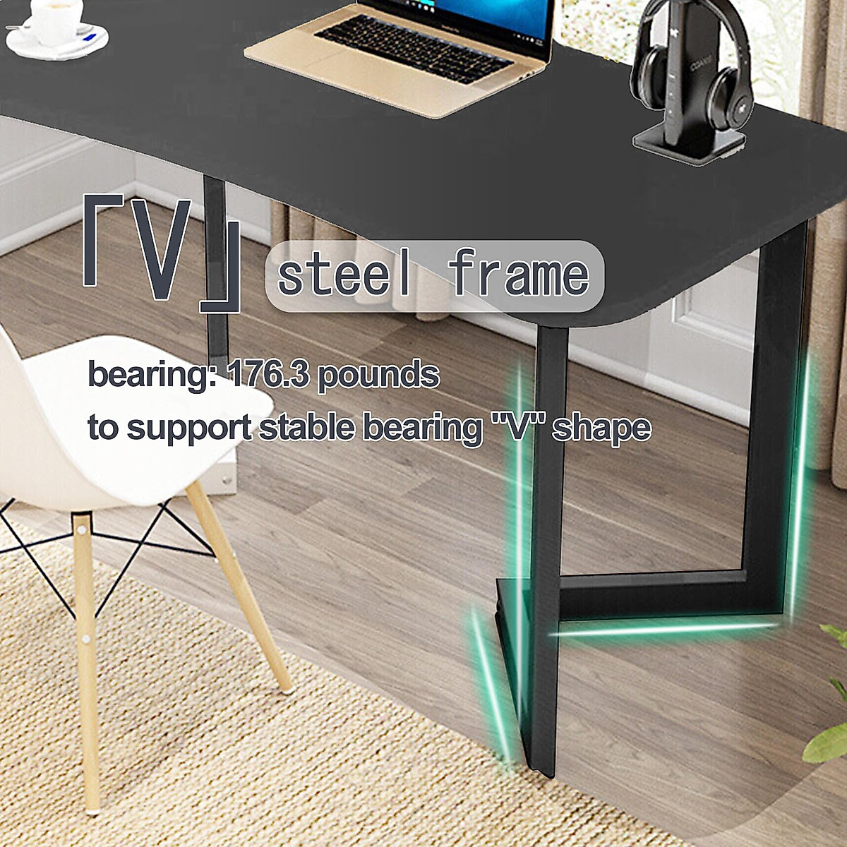 XUEGW Computer Desk Home Office Desk Writing Desks