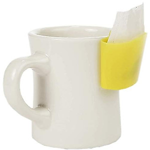 Set of 8 Tea Bag Holders that Hang Onto Your Cup! - Keeps Your Table Clean and Your Teabag Close! - Hangs Right on the Side of Your Cup! (8)
