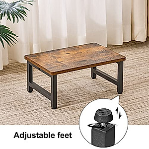 HOMCENES Step Stool for Kids, Wooden Step Stool, Kids Potty Training Stool, Easy to Move, Solid Portable Wooden Bedside Step Stool, Bed Steps for High Beds, One Step Foot Stool for Kitchen, Adults