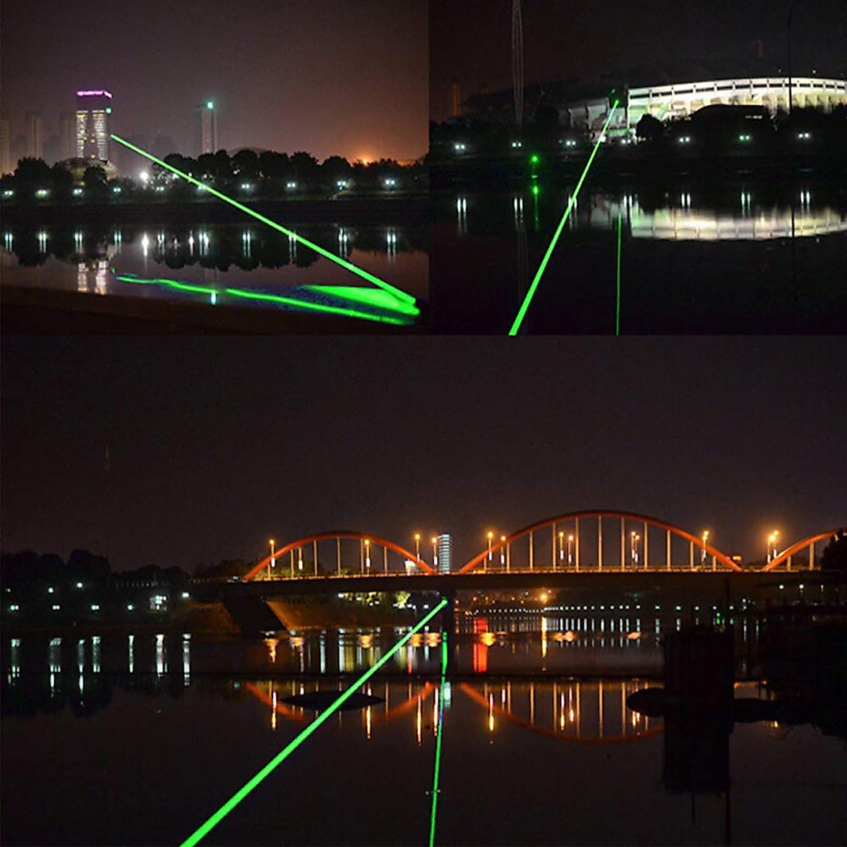 Green Laser Pointer High Power, High Power Laser Pointer Long Range Strong Green Laser Light Pointer USB Rechargeable Lazer Pointer Pen for Presentations Teaching Astronomy Hunting High Laser Pointer