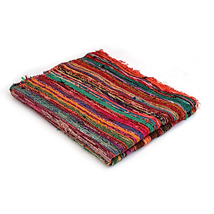 Handmade Braided Chindi Rug, Rag Rug, Area Rug, Carpet Rug, Runner Rug 3x5 Foot, 4x6 Foot, 5x7 Foot, Carpet Rug (4x6 Foot)