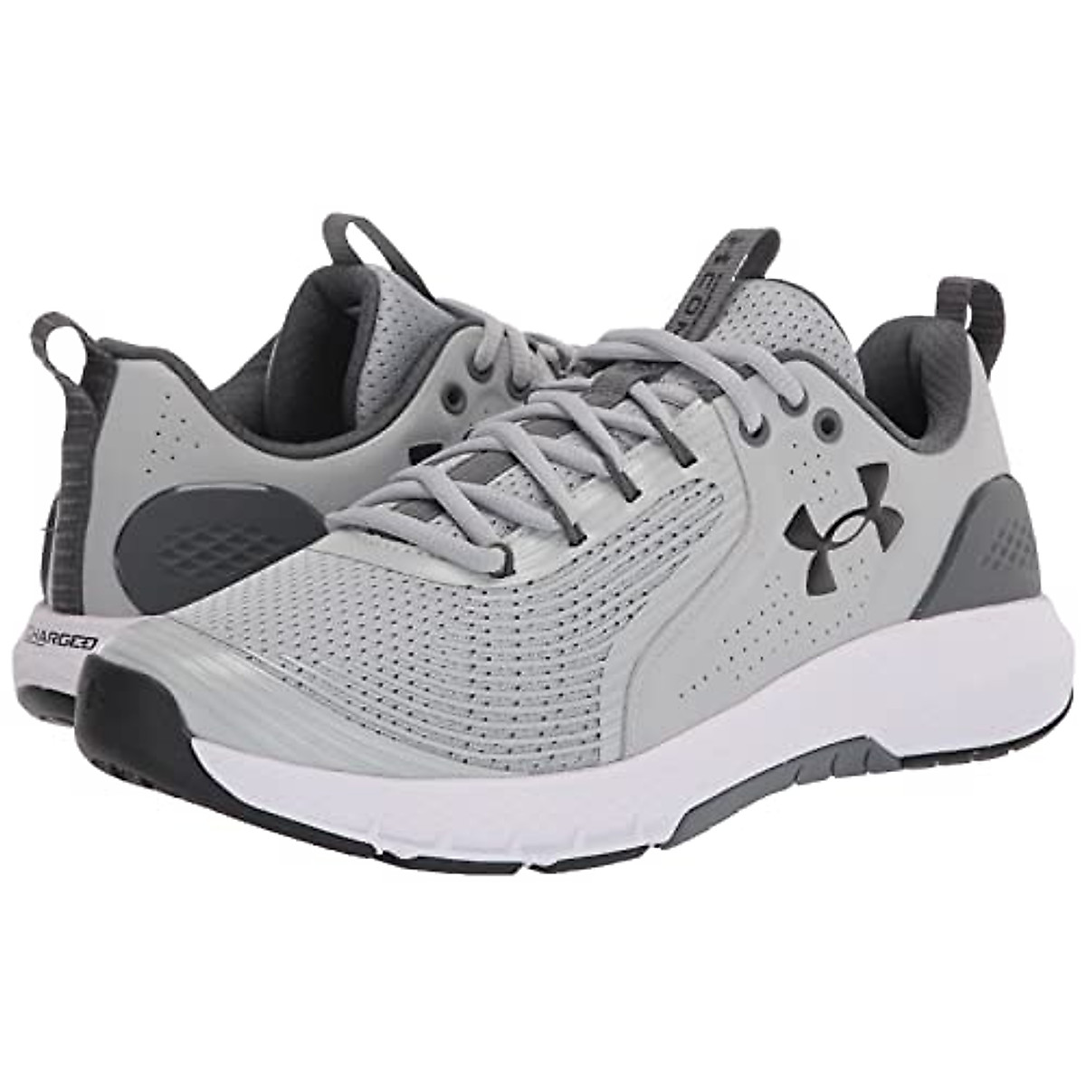 Under Armour Men's Charged Commit Tr 3, Mod Gray (105)/Black, 10.5 Medium US