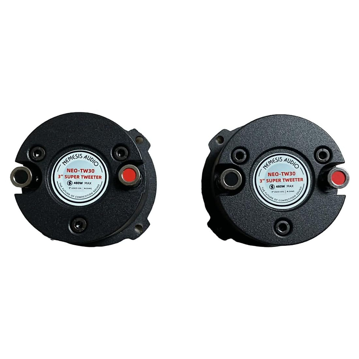 Nemesis Audio NEO-TW30 3" 480W Max 4-Ohms Neodymium Super Tweeter (Pair)