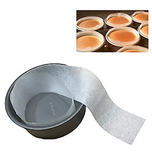 3 X 22 Inches Cake Pan Liner Strips Parchment Paper Baking 100 Sheets | Worthy Liners Non-Stick Precut Baking Parchment, Perfect for Cake Pan, Springform Pans