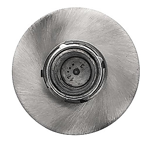 1-5/8" Round Stainless Steel Clad Zinc Die Cast Adjustable Flanged Foot Insert