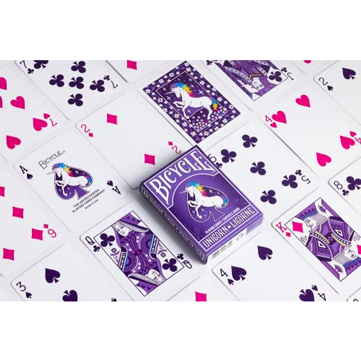 Bicycle Unicorn Playing Cards, Standard Index, Poker Cards, Premium Playing Cards, Unicorn Cards, Unique Playing Cards, 1 Deck