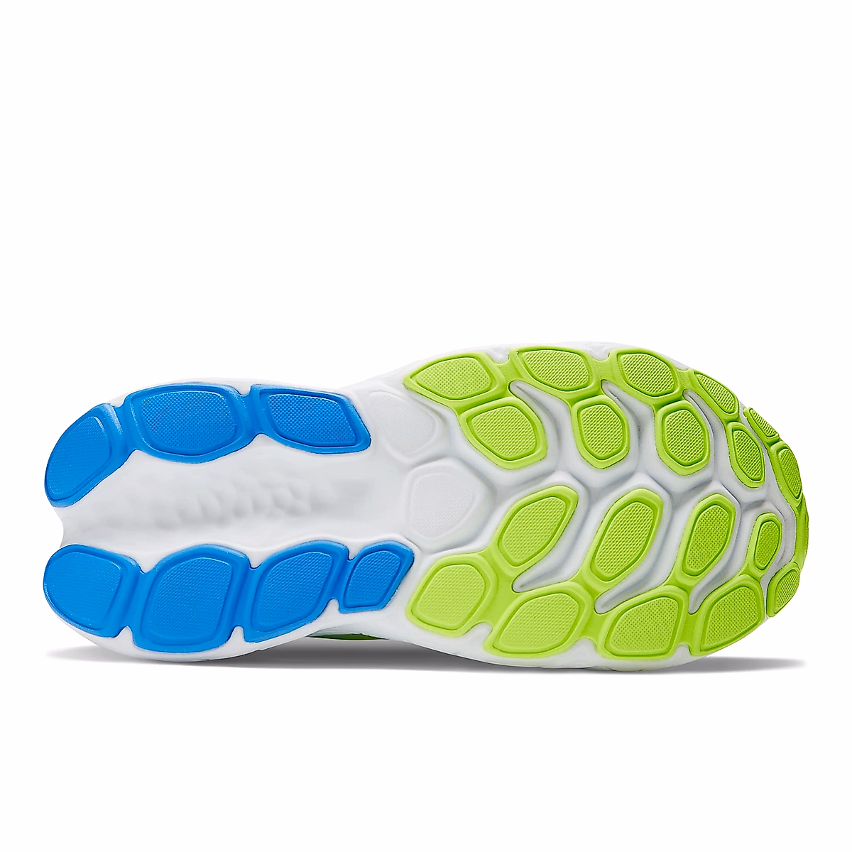 New Balance Women's Fresh Foam X More V4 Running Shoe, White/Cobalt, 12 Wide