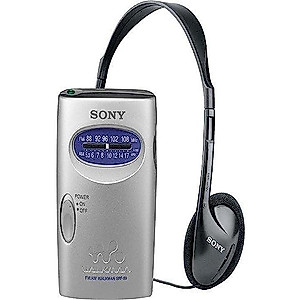 Sony SRF59SILVER AM/FM Walkman Stereo Radio